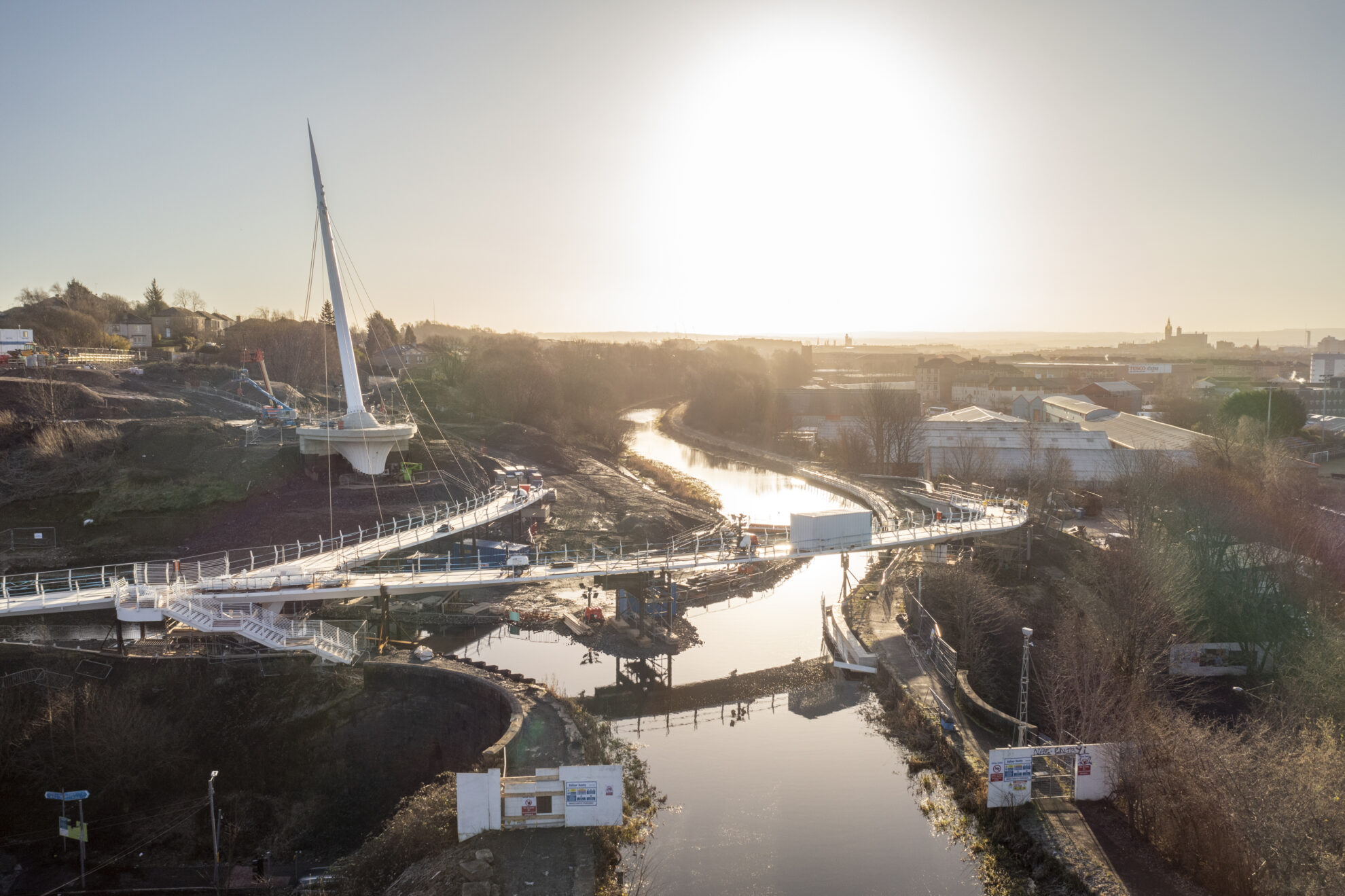 £13.7 million Stockingfield Bridge celebrates first crossing - Sustrans ...