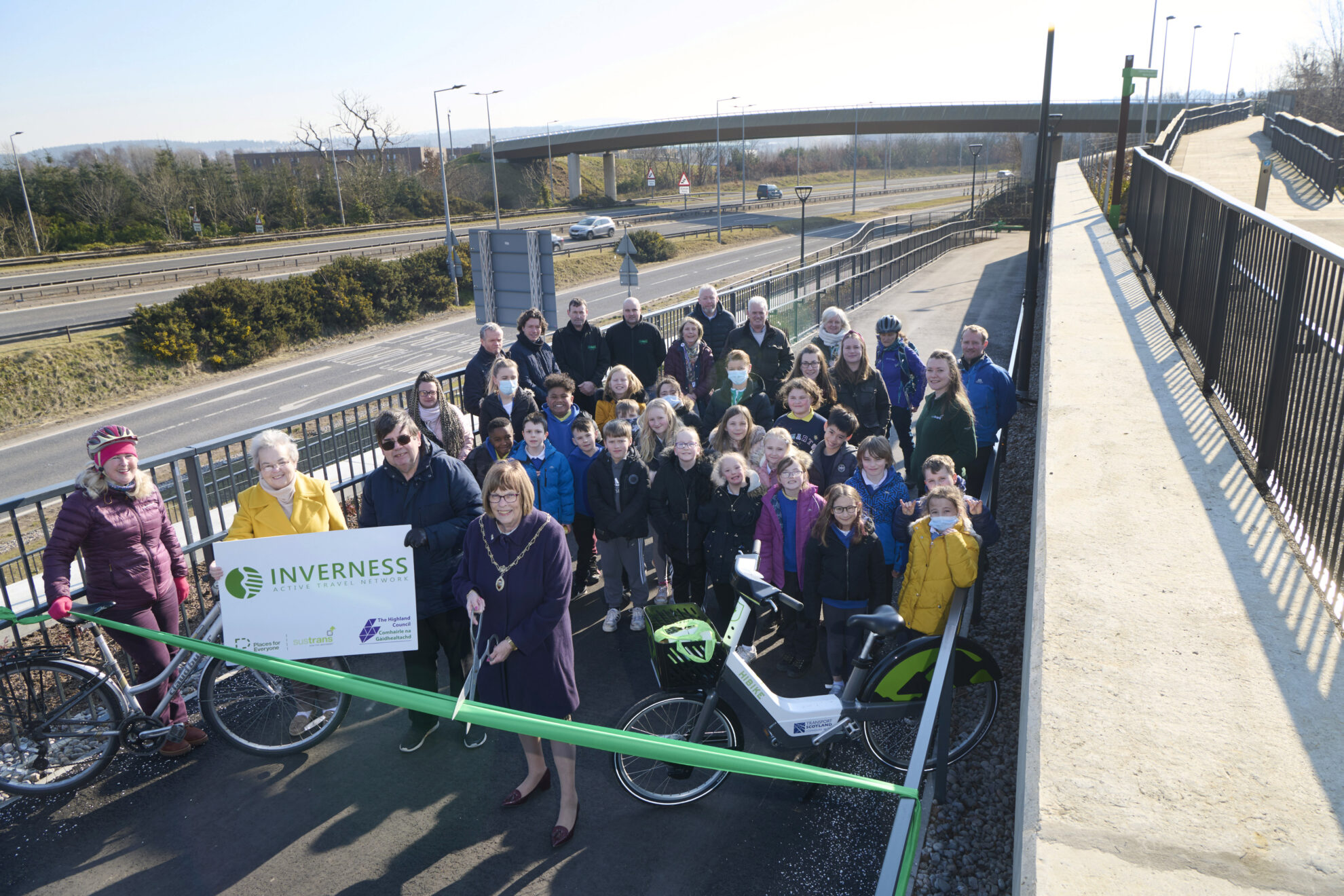First phase complete for £10.6m Inverness City Active Travel Network ...