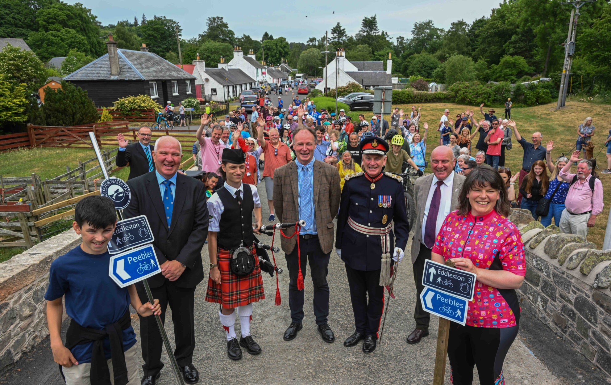 The new shared-use path connecting communities in the Scottish Borders ...