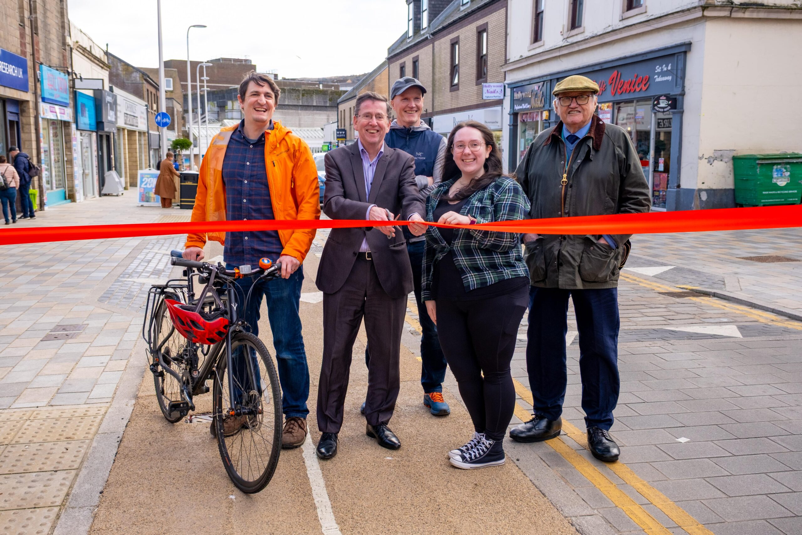 £6 million street transformation complete in Greenock - Sustrans Showcase